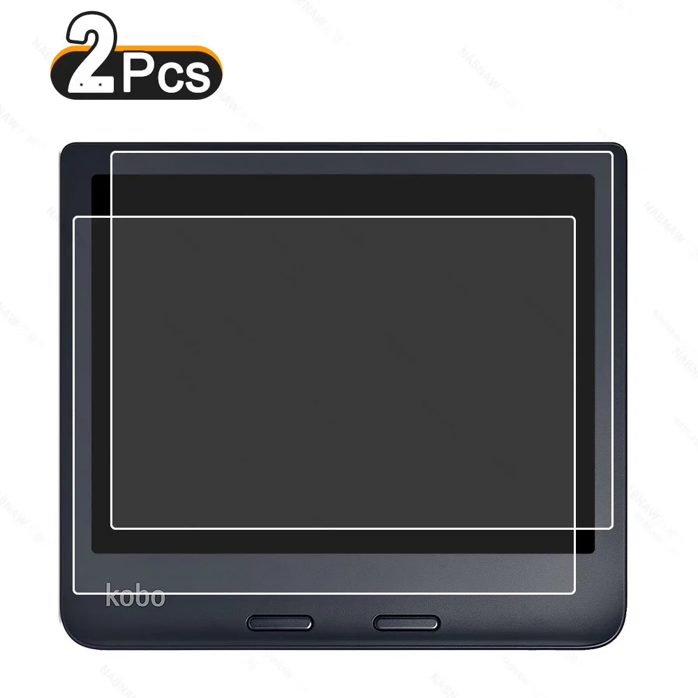 2-Pieces-Scratch-Proof-Tempered-Glass-Screen-Protector-For-KOBO-Clara ...