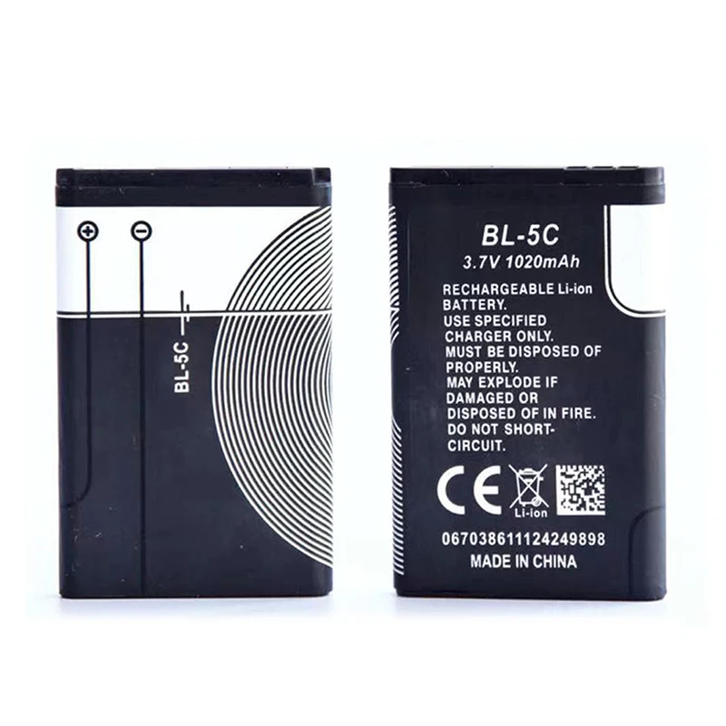 Hot-3-7V-1020mAh-Battery-BL-5C-BL5C-BL-5C-Rechargeable-Batteries-For ...