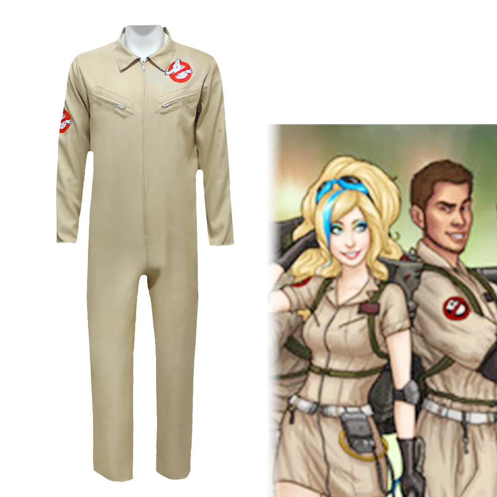 Movie Theme Ghostbusters Cosplay Costume For Women Men Adult Unisex ...