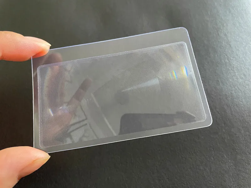 10-Pieces-3X-Credit-Card-Magnifier-Thin-Fresnel-Lens-fire-Starter ...