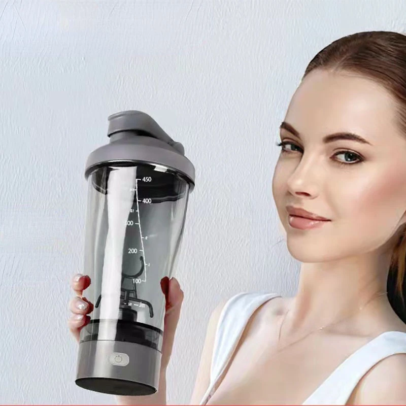 USB Rechargeable Electric Mixing Cup Portable Protein Powder Shaker ...