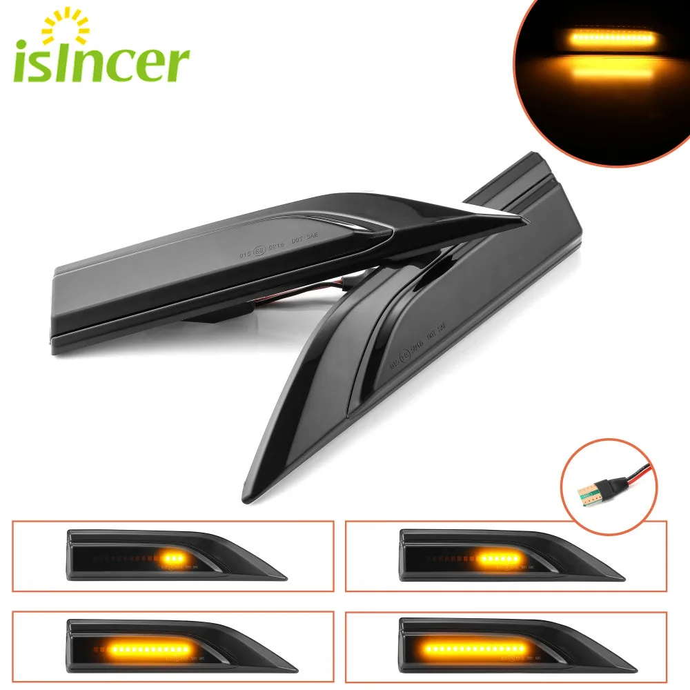 2Pcs-Dynamic-LED-Side-Marker-Flowing-Sequential-Blinker-Turn-Signal ...