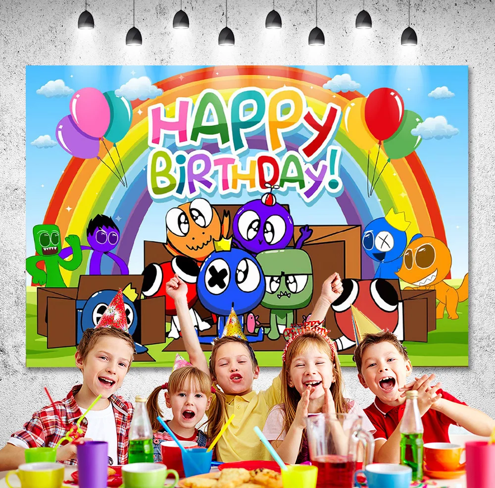 Rainbow Friends Background | Banner Background | Studio Props - Banner ...