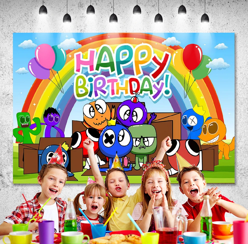 Rainbow Friends Background | Banner Background | Studio Props - Banner ...