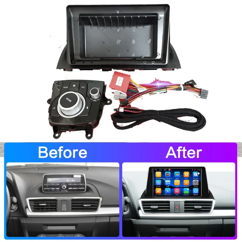 9inch-Car-radio-frame-for-Mazda-3-Alexa-2014-2018-big-screen-2-Din ...