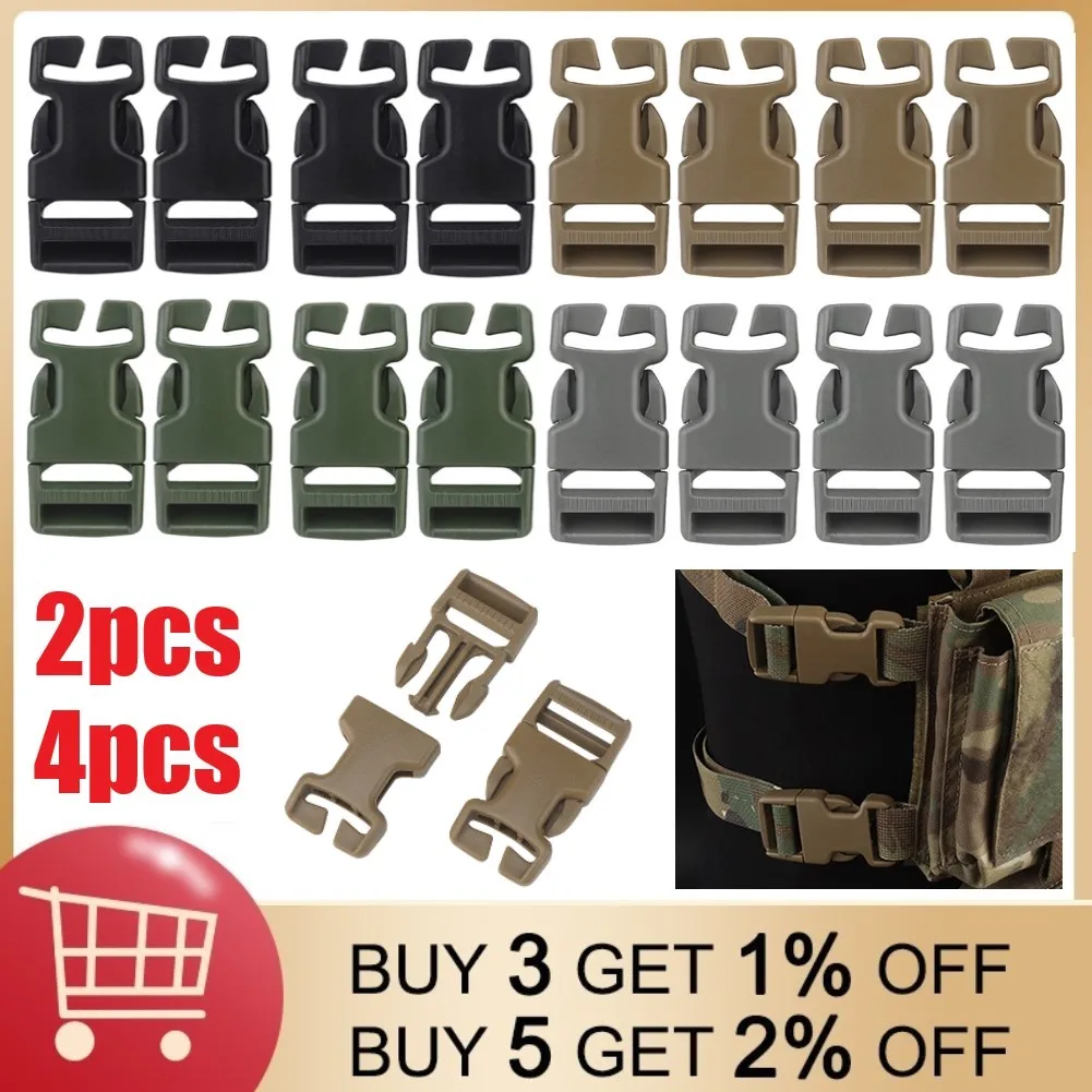 4pcs-QASM-Buckle-Quick-Attach-Surface-Mount-Tactical-Mil-spec-MOLLE ...