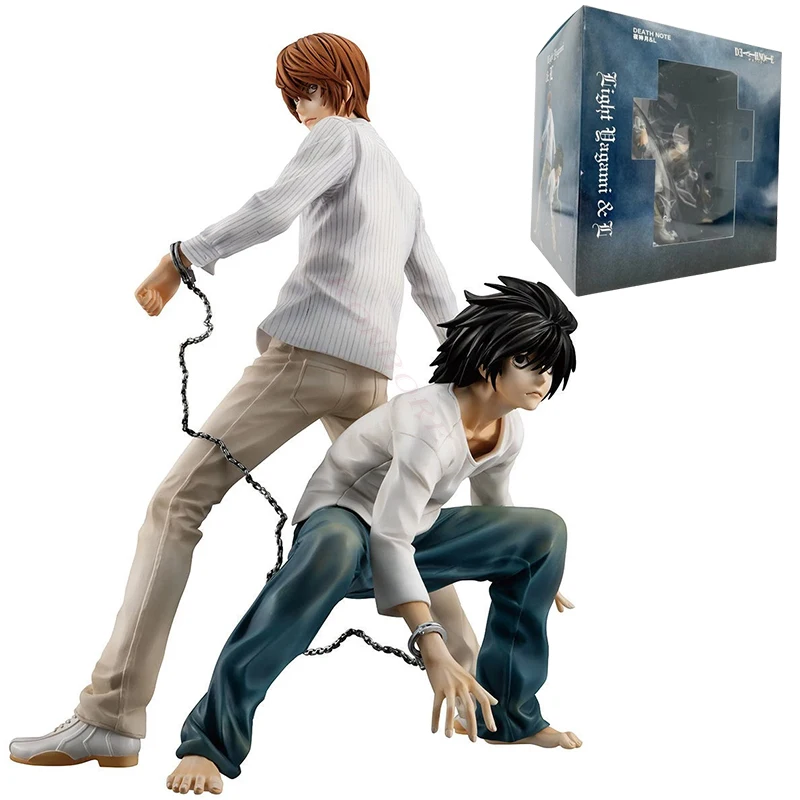 24cm-Death-Note-Anime-Figure-Light-Yagami-L-Action-Figure-1160-Yagami ...