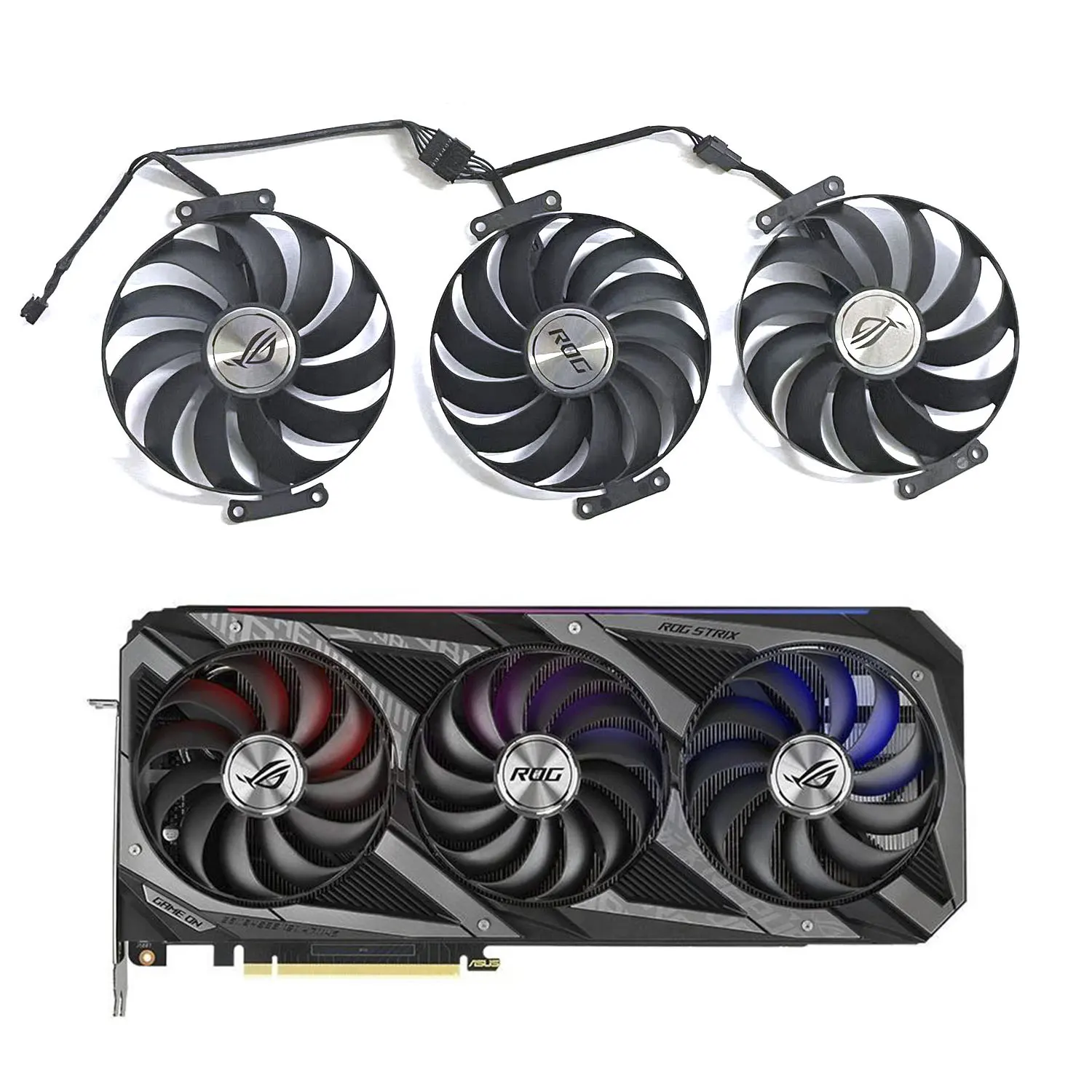 Video-Card-Fan-For-ASUS-ROG-Strix-GeForce-RTX-3080-3070-3090-3060Ti ...