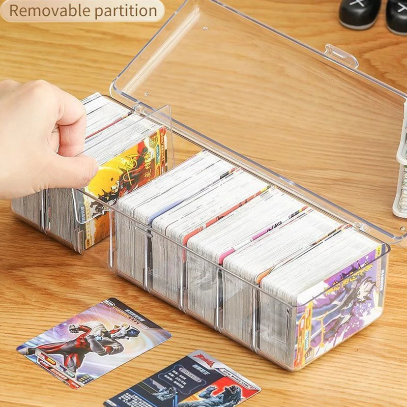 Transparent-Hot-Trading-Card-Deck-Box-Large-Capacity-Container-Card ...