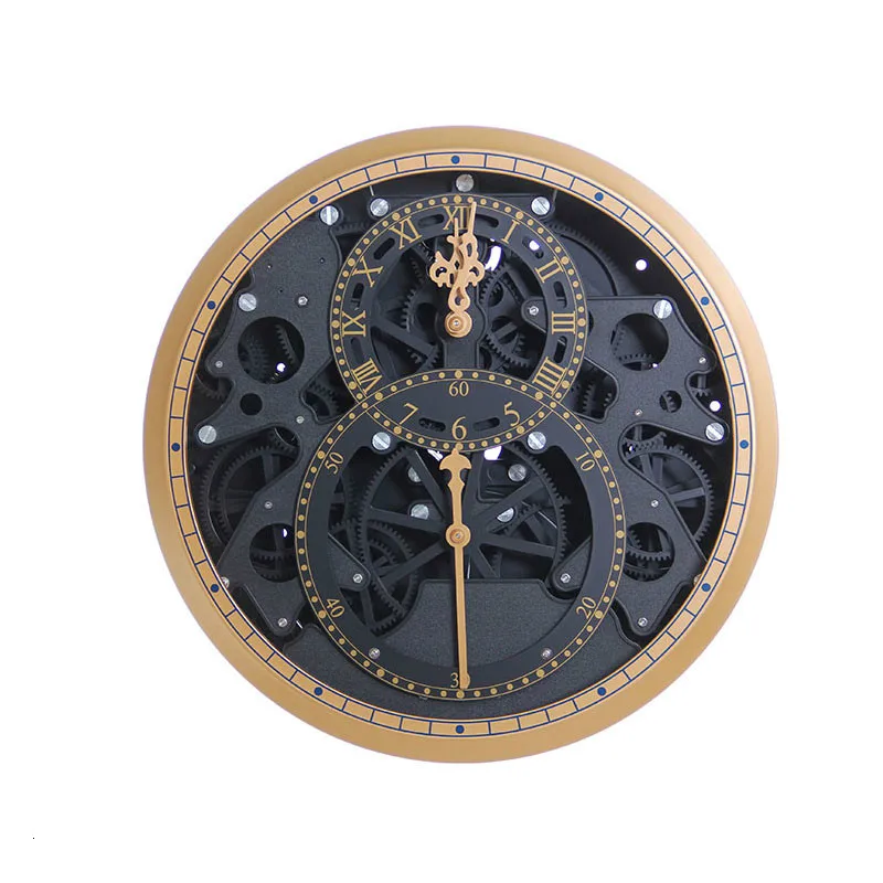 Large-Vintage-Wall-Clock-Gear-Mechanical-Wall-Clocks-Home-Decor-Living ...