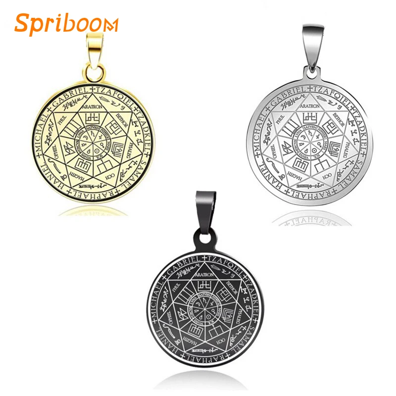 Amuleto-de-protecci-n-de-7-Arc-ngel-para-hombre-y-mujer-collar-con ...