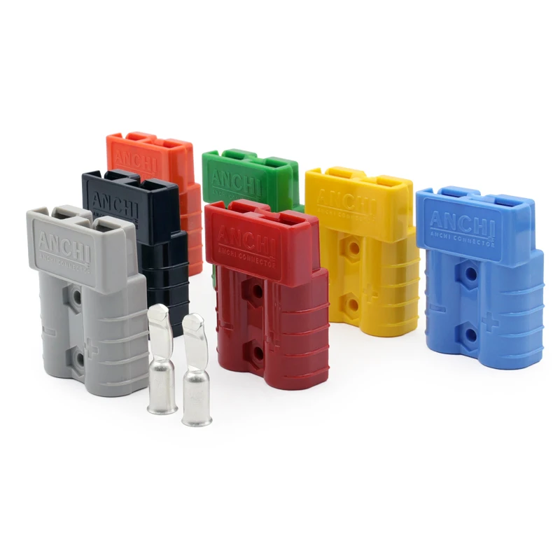 1PCS-50A-600V-2-Pin-Battery-Connector-For-Anderson-Style-High-Current ...