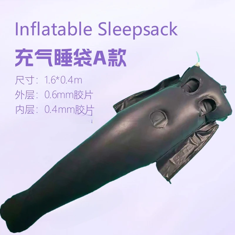 Latex-inflatable-sleeping-bag-outdoor-camping-ultralight-sealed ...