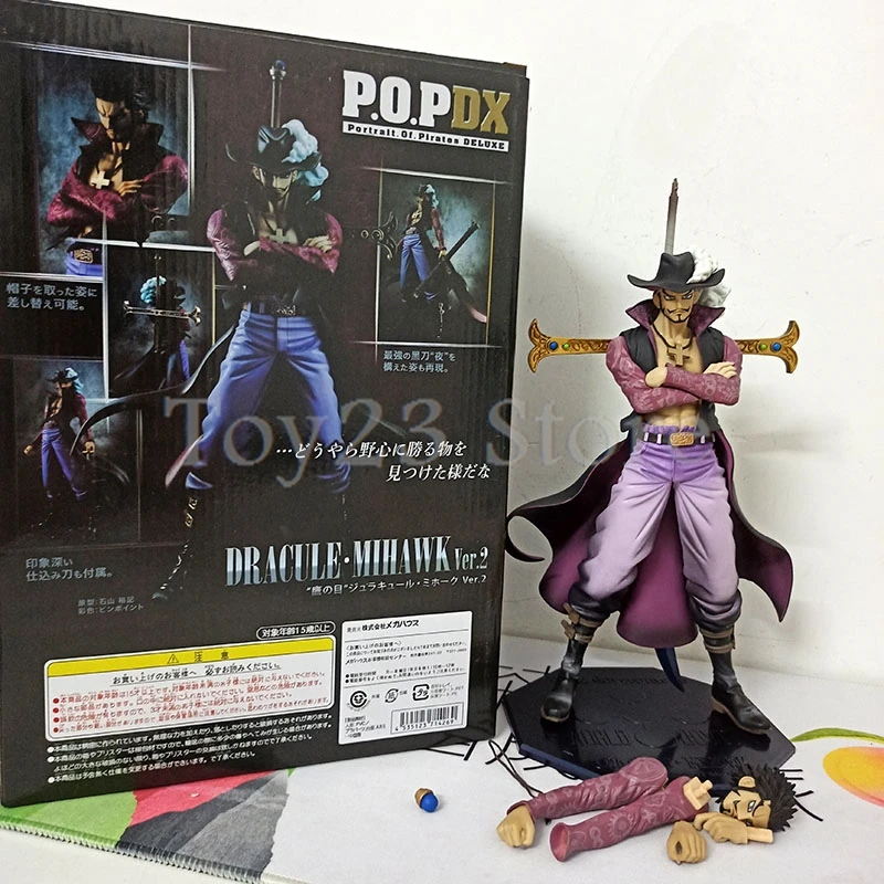 Japanese-Anime-One-Piece-Mihawk-Dracule-Action-Figure-Collection-Model ...