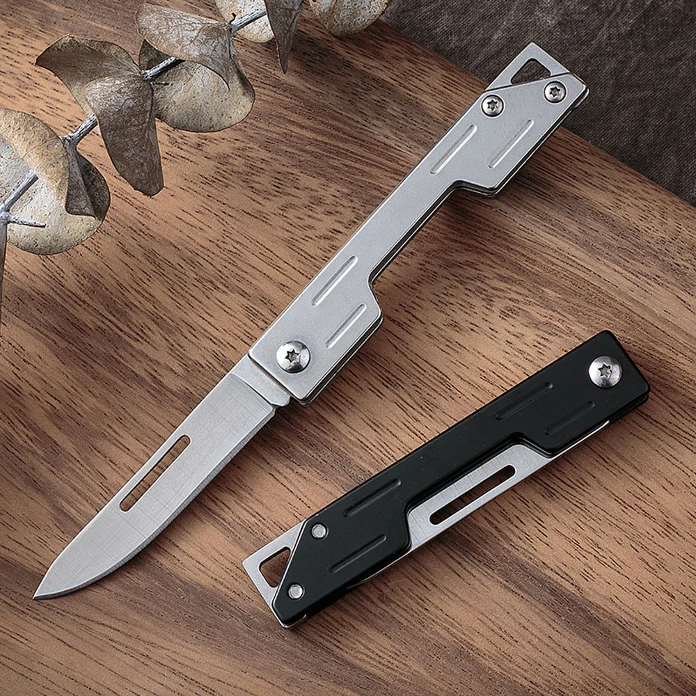 Mini-Fixed-Blade-Knife-Portable-Keychain-Folding-Knife-Package-Paper ...