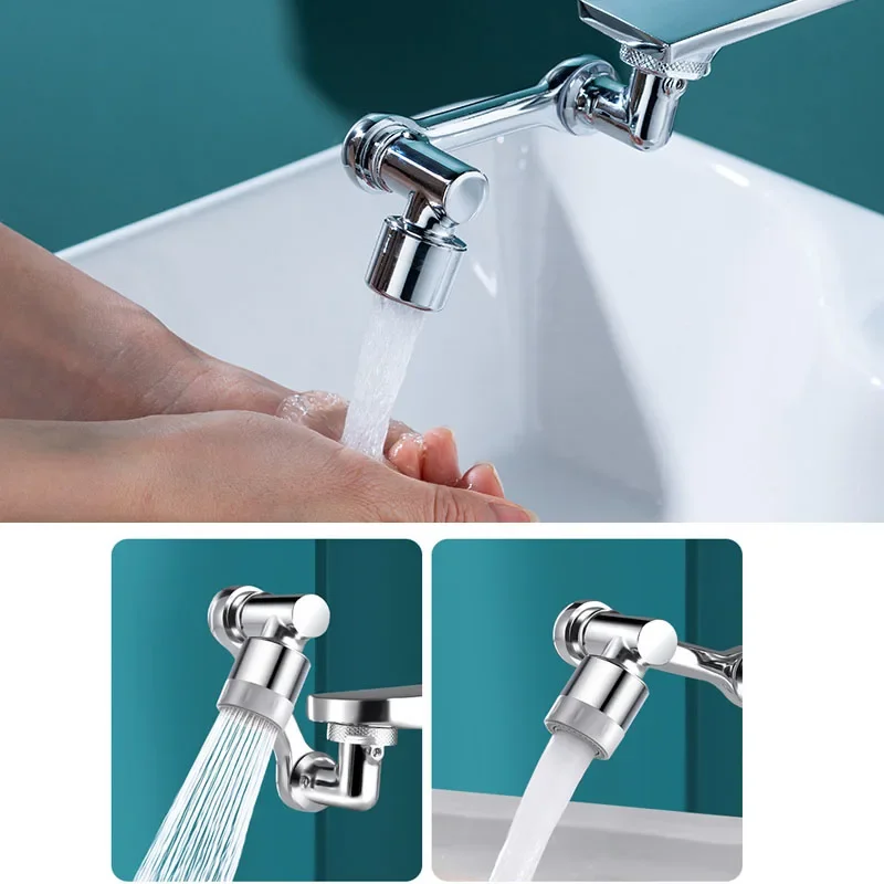Mechanical-Arm-Universal-Faucet-Extender-Splashproof-Artifact ...