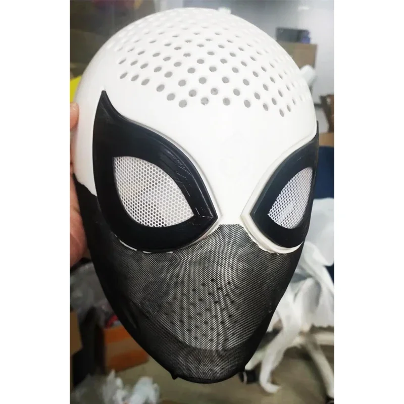 Marvel-Full-Head-Holland-Spider-Man-Faceshell-with-Mobile-Chin-Black ...