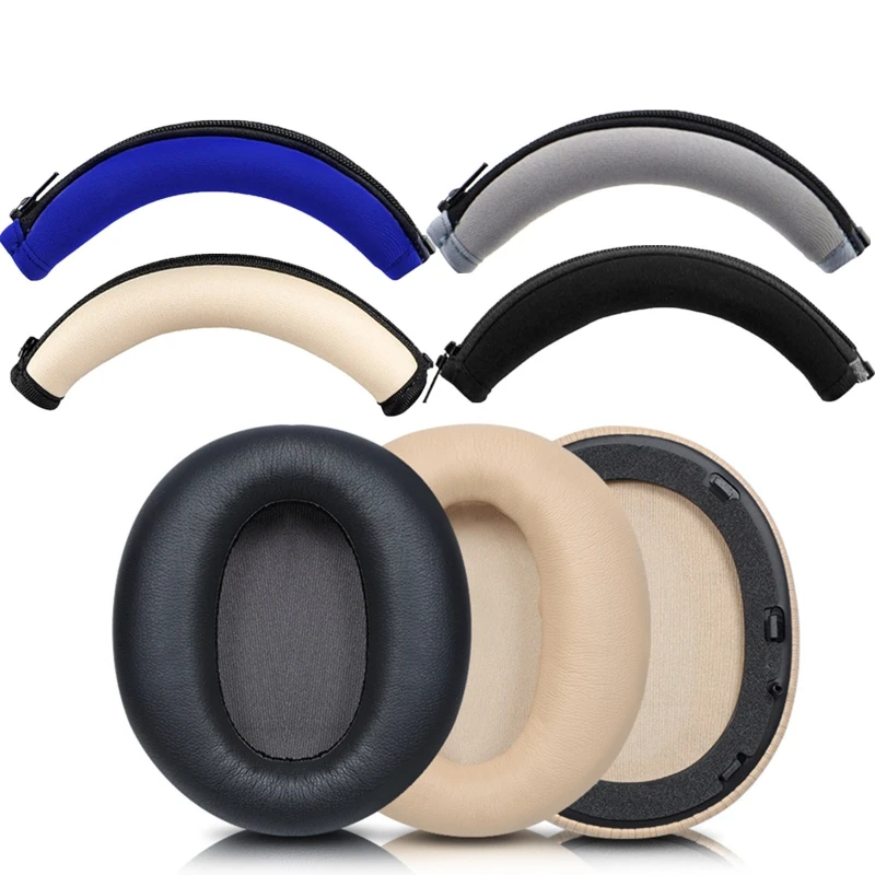 Headphone Head Beam Cover Earpads Earphone Cushion Sponge Ear Pads ...