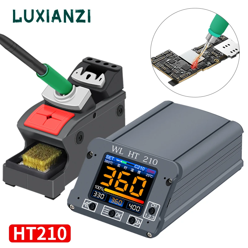 HT210 Smart Temperature Control Soldering Station Digital Display ...