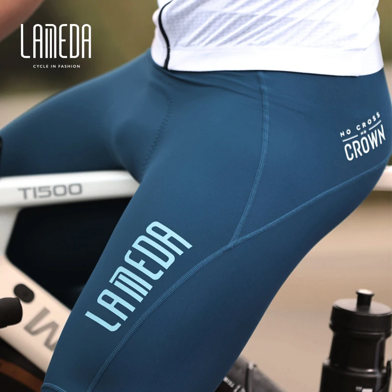 Lameda Men Cycling Pants Summer Bicycle Long Pants High Quality Sponge ...