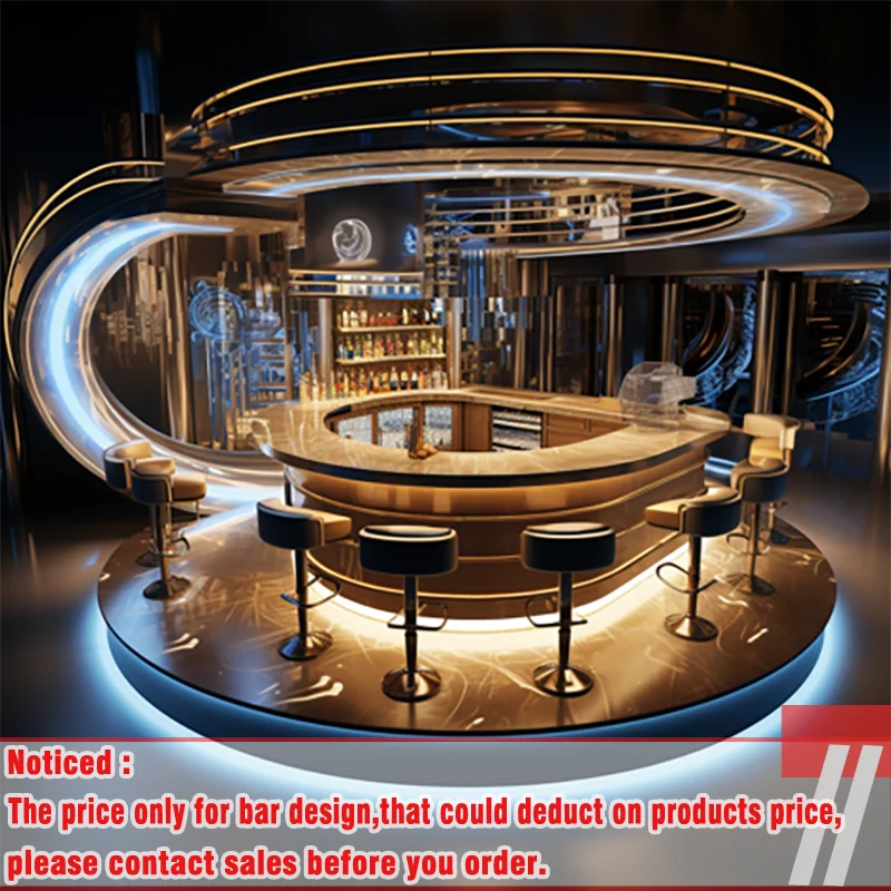 Round Bar Counter Design