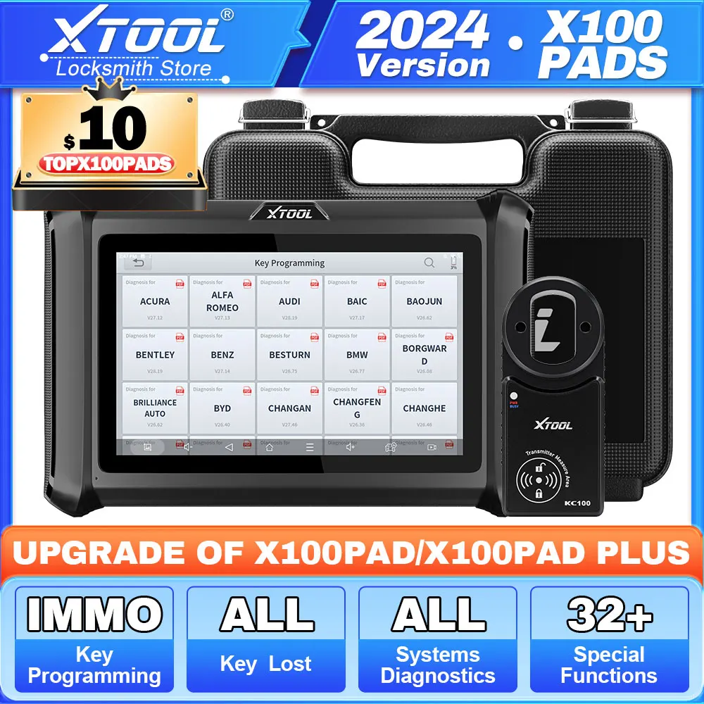 XTOOL-X100-PADS-IMMO-Key-Programming-Tools-All-Key-Lost-OBD2-All-System ...