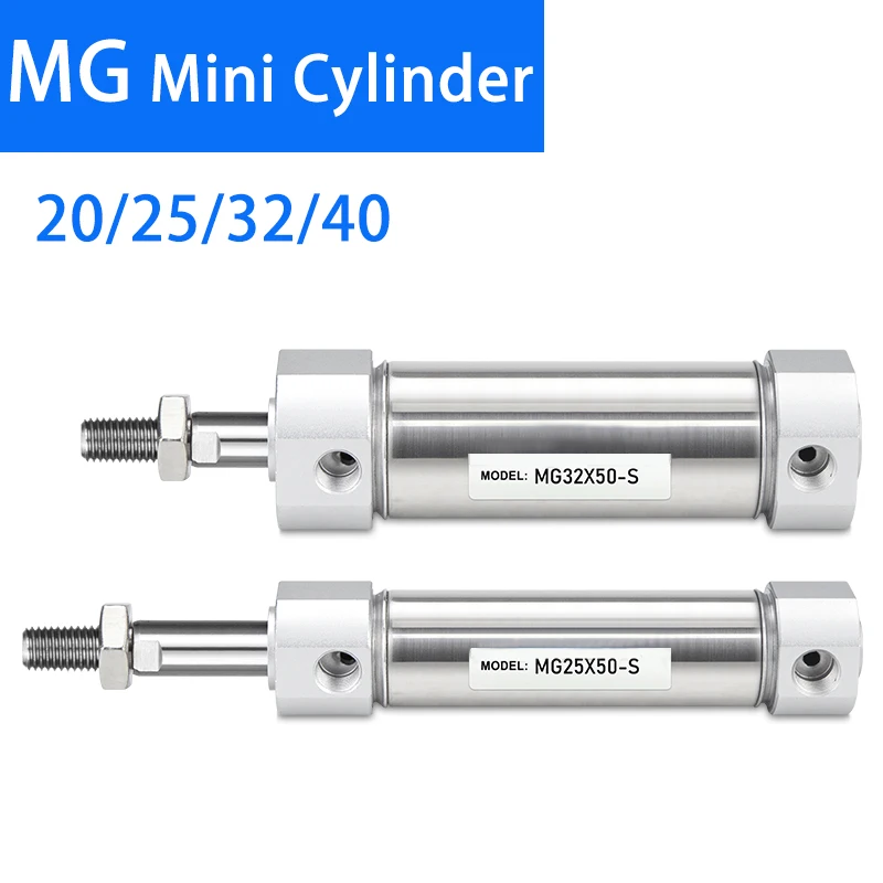 Stainless Steel Mini Cylinder with Cylinder Diameter MG20/25/32/40/50 ...
