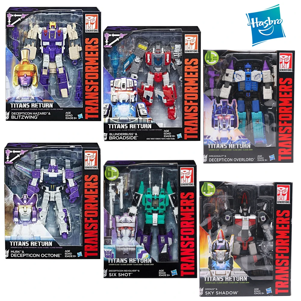 Transformersed Toys IDW Blitzwing Broadside Overlord Sixshot Black ...