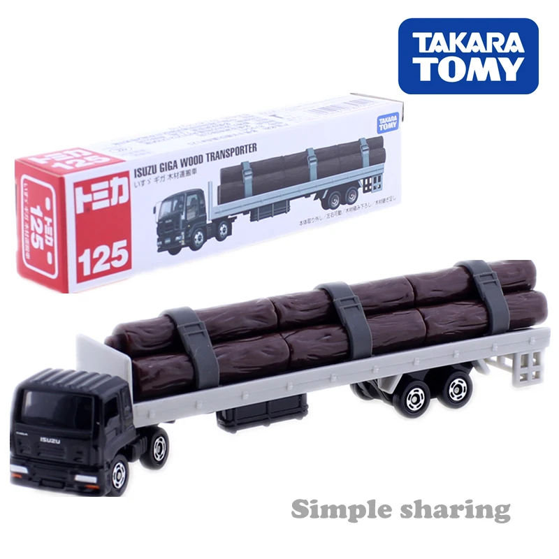 Takara Tomy transportador de madera para niños, vehículo de aleación de ...