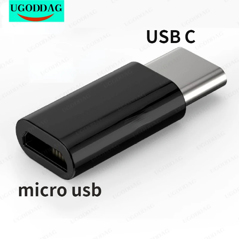USB-C-Type-C-Male-to-Micro-USB-Mini-Adapter-V8-Charging-Converter-Plug ...