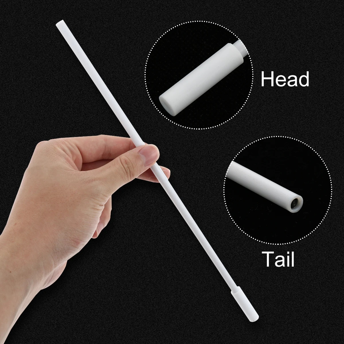 PTFE Recovery Rod Small Stir Bar Stirring Round Sticks Coffee Whisk ...