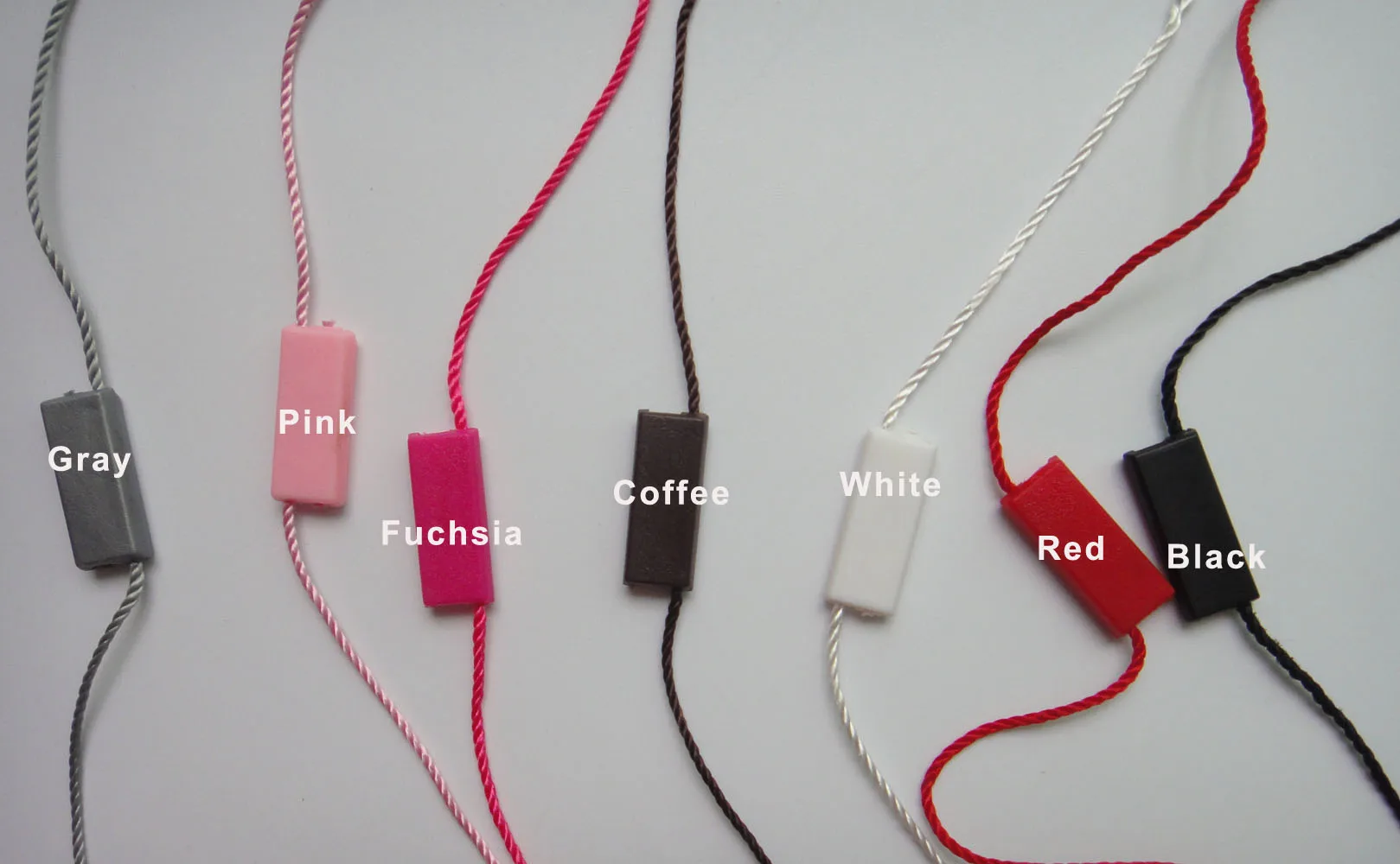 Plastic-Double-Rope-Plug-Hang-Tags-String-Snap-Lock-Pin-Fastener-Hook ...