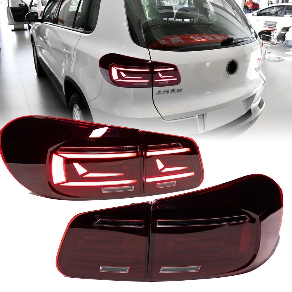 Car For VW Tiguan 2009-2017 Tail Lamp Led Fog Lights DRL Hella Tuning ...