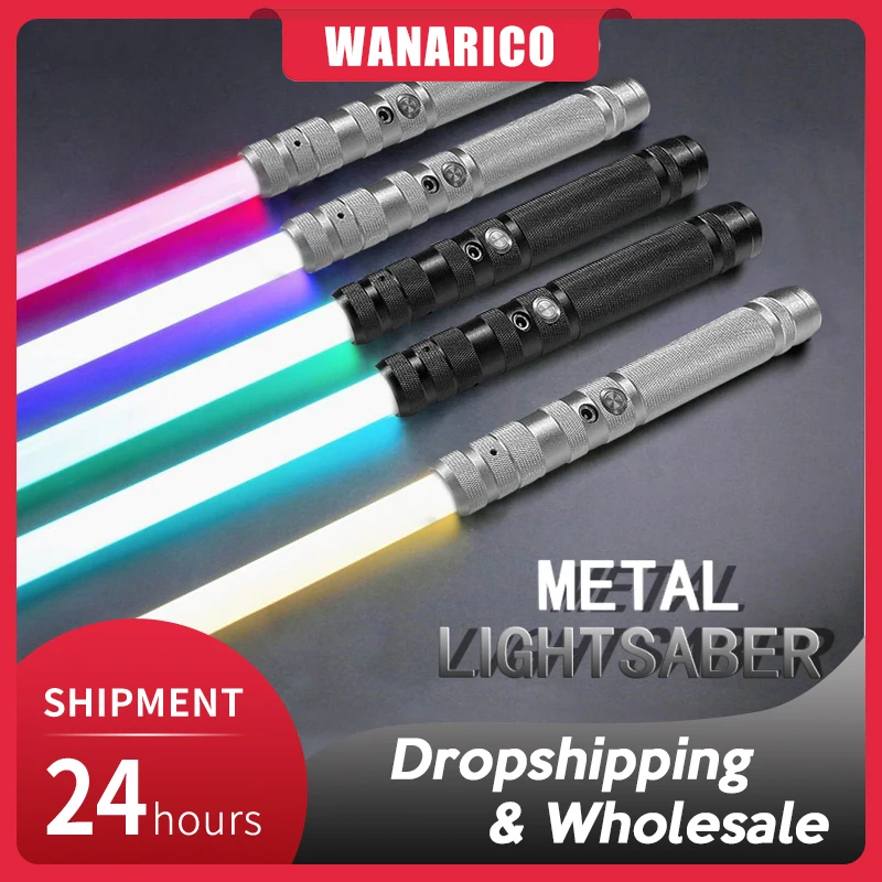 WANARICO-7-Colors-Variable-RGB-Lightsaber-Laser-Sword-Metal-Handle ...