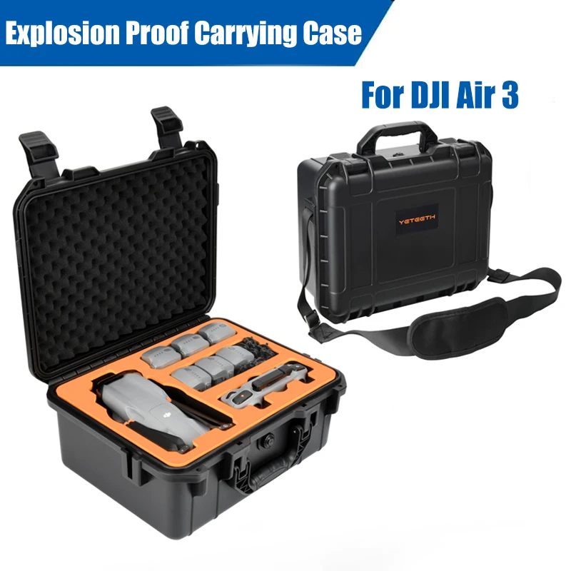 For-DJI-Air-3-Explosion-proof-Case-Waterproof-Shockproof-Suitcase-Hard ...