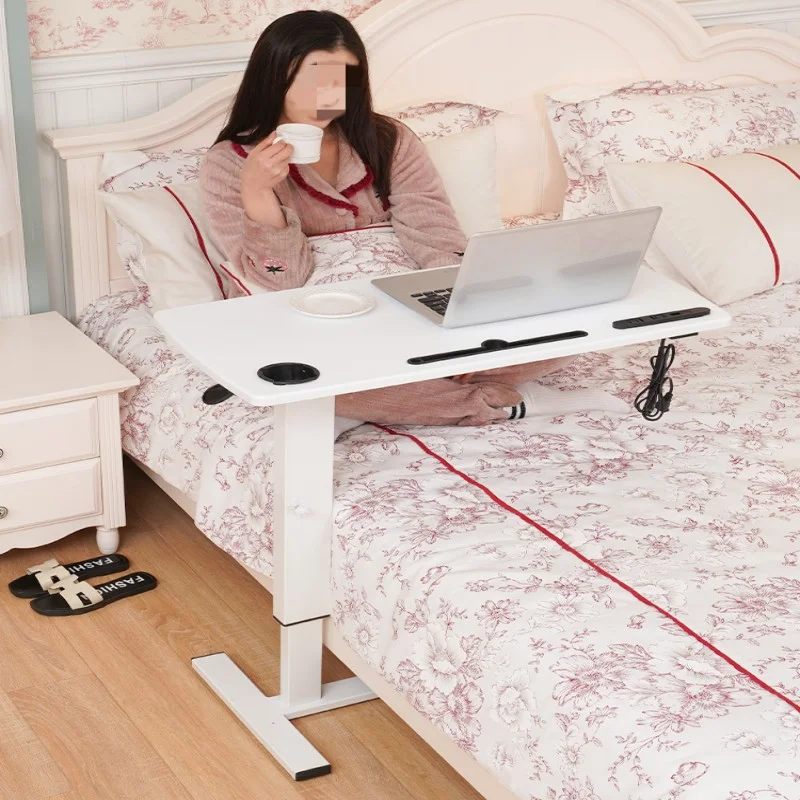 Bedside-computer-desk-Removable-small-desk-Bedroom-nursing-table ...