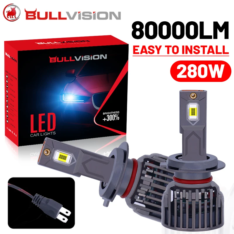 Bullvision-9005-LED-80000LM-16PCS-7535-CSP-LED-H4-H7-H11-H8-H9-H1-HB3 ...