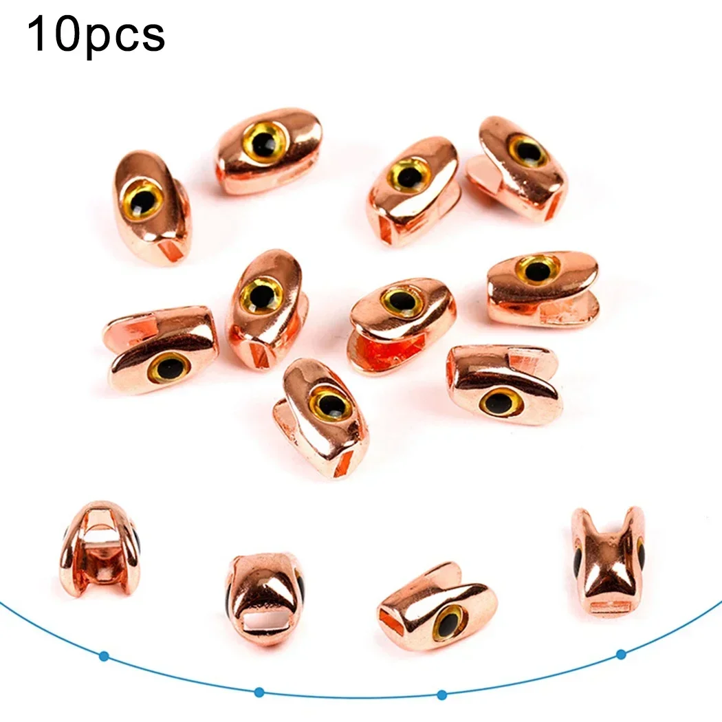 10 Pcs/set Fly Tying Fish Skull Head Flies Material Lure Fishing For ...