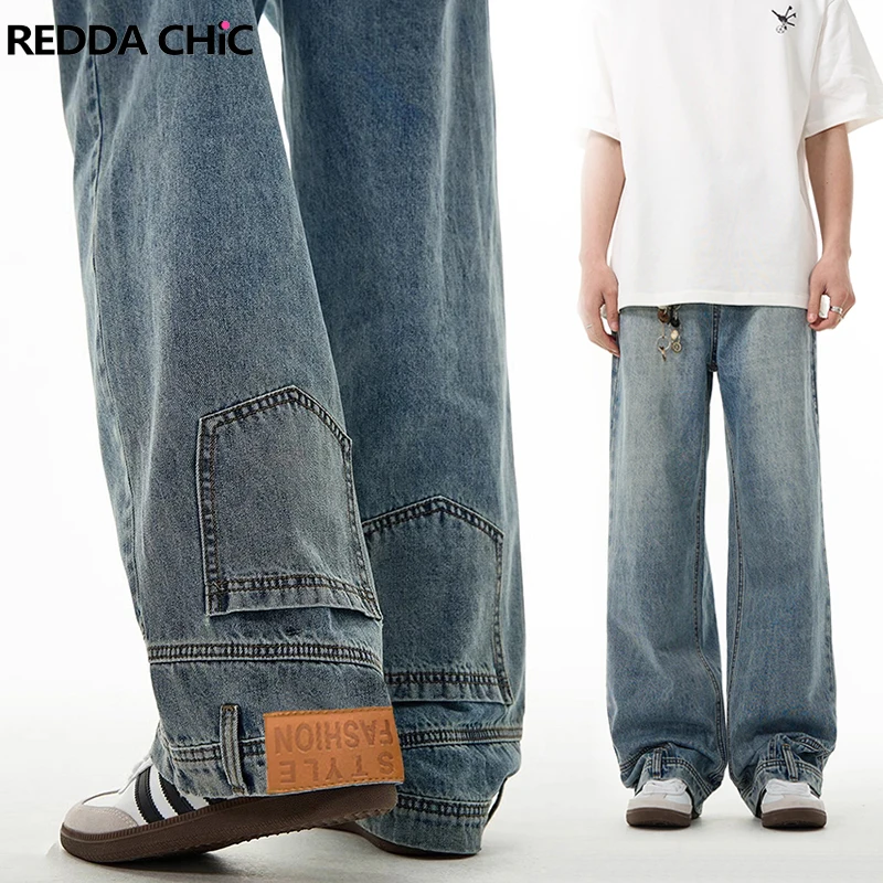 REDDACHiC-Upside-Down-Pockets-Baggy-Jeans-Women-Men-90s-Backwards ...