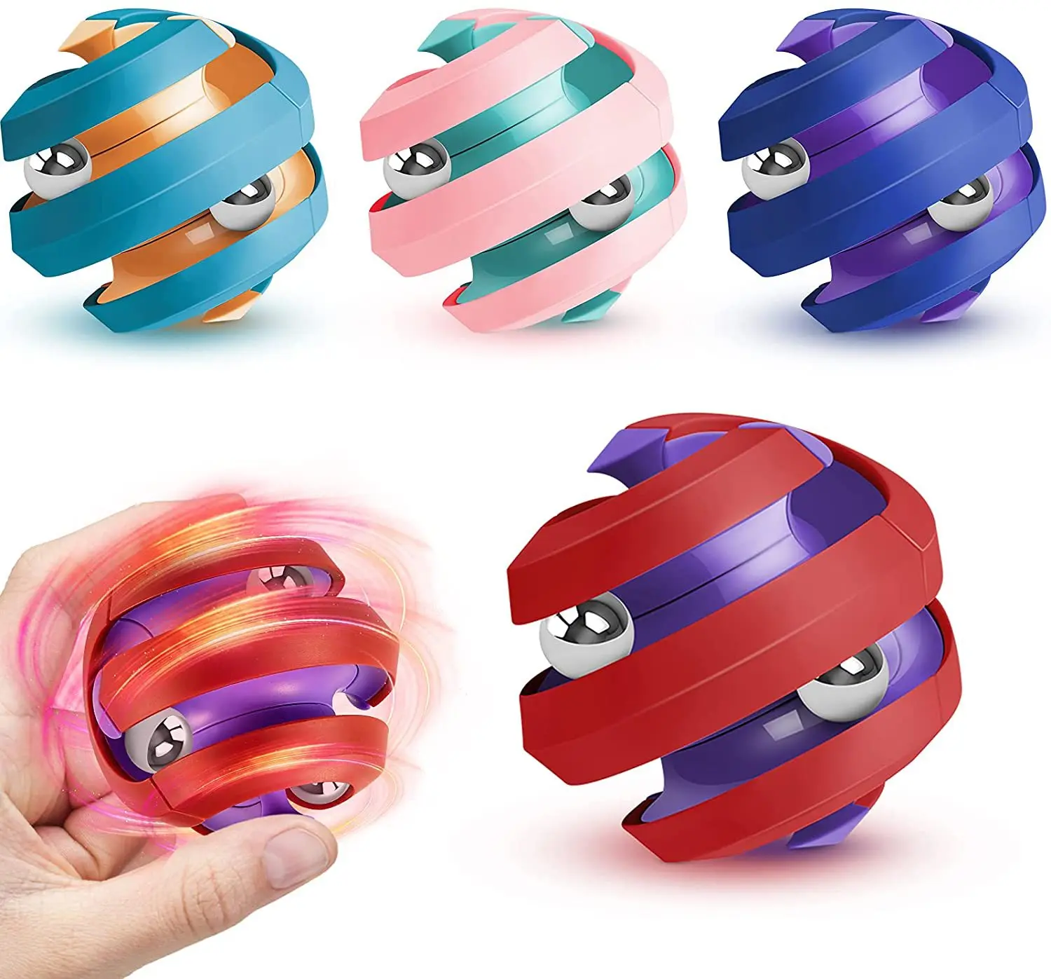 Spinner Fidget Infinity Cube | Marble Fidget Spinner | Infinity Fidget ...