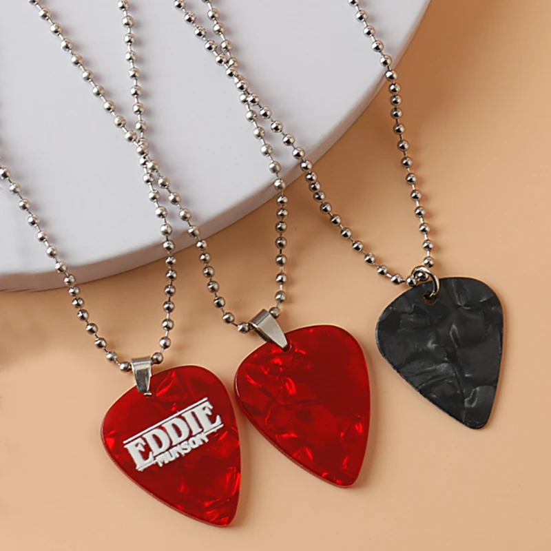 Eddie-Munson-Guitar-Pick-Necklace-Hellfire-Club-Stranger-Season-4 ...