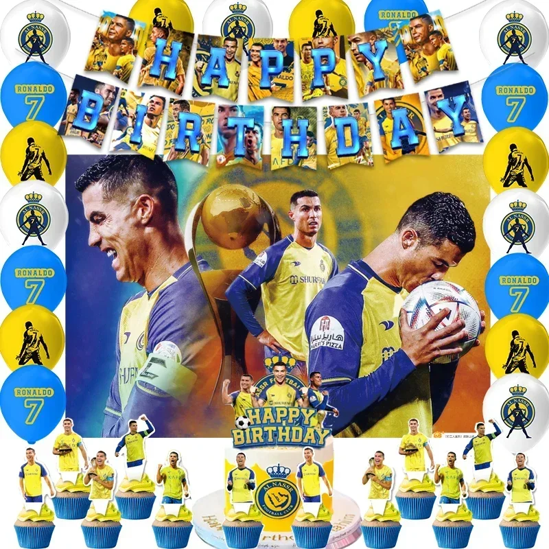 Cr7-Cristiano-Football-Birthday-Party-Decoration-Balloon-Banner ...