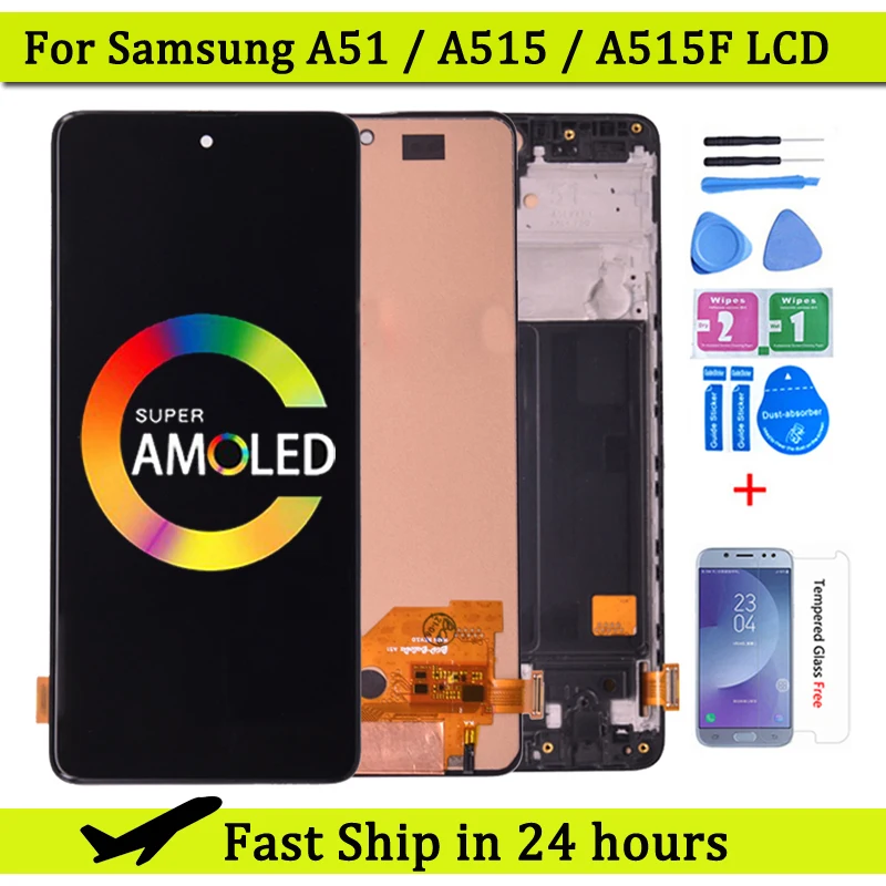 6.5‘’ Lcd Display For Samsung Galaxy A51 Lcd A515 A515f A515f/ds A515fd ...