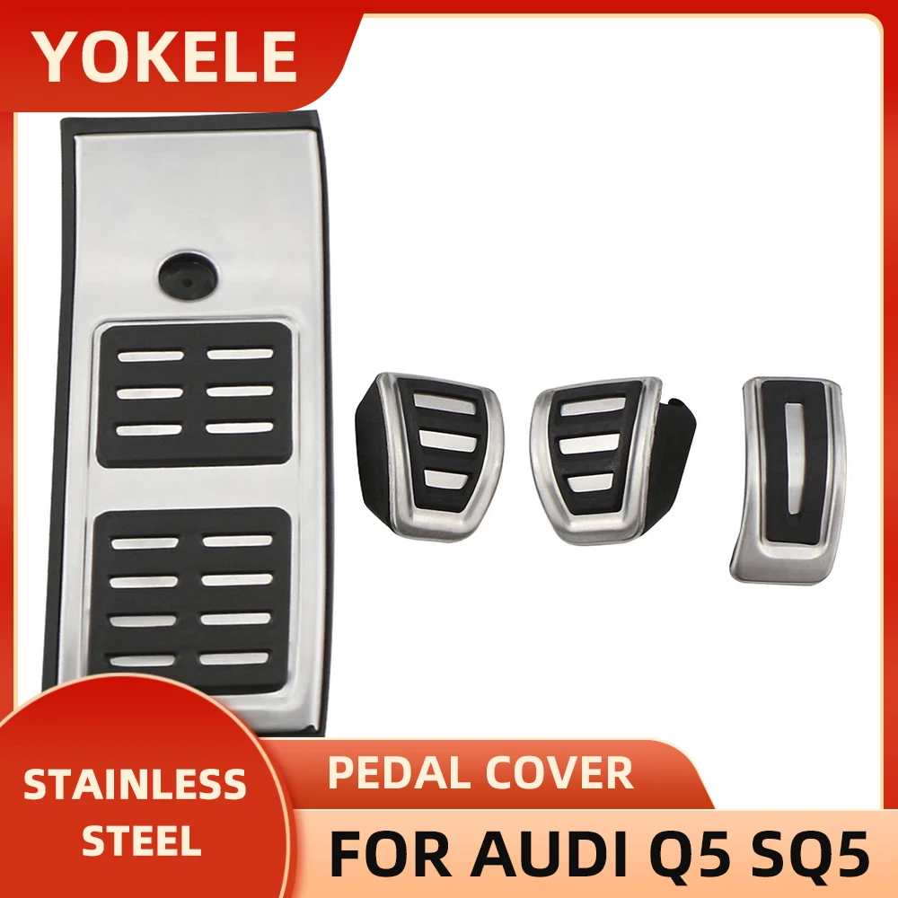 Stainless-Steel-Car-Pedals-for-Audi-Q5-SQ5-FY-2018-2019-2020-Gas-Brake ...