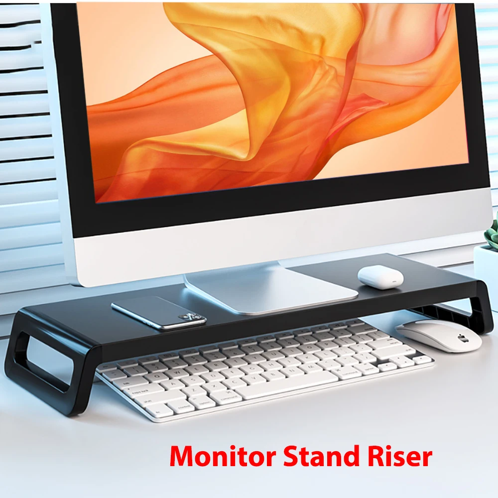 Monitor-Stand-Riser-Metal-Construction-with-ABS-Plastic-Support ...