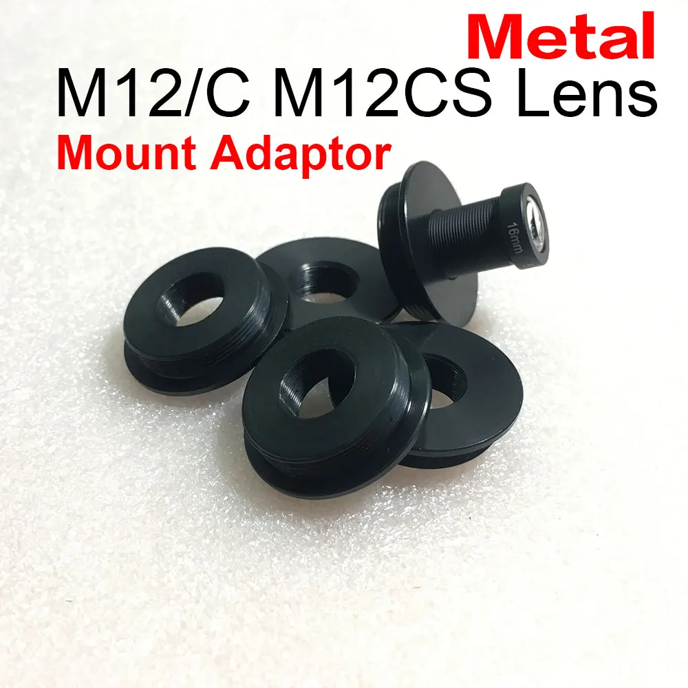 Metal-M12-C-M12-CS-Lens-Mount-Adaptor-Zinc-Alloy-M12-to-C-CS-Mount ...