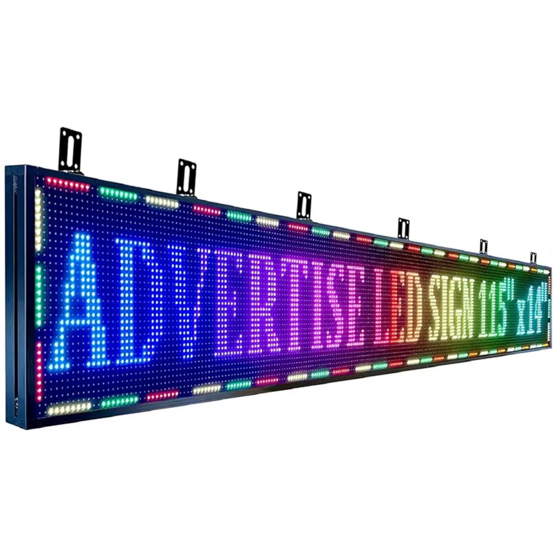 P10 Semi-Outdoor Programmable Scrolling LED Sign WiFi Control LED ...
