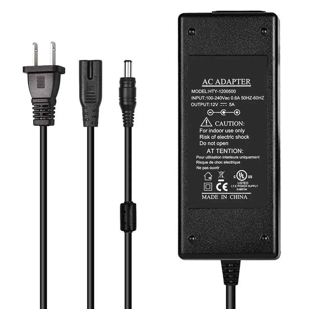 12V-5A-60W-LED-Power-Supply-Adapter-AC-100-240V-to-DC-12V-Transformers ...