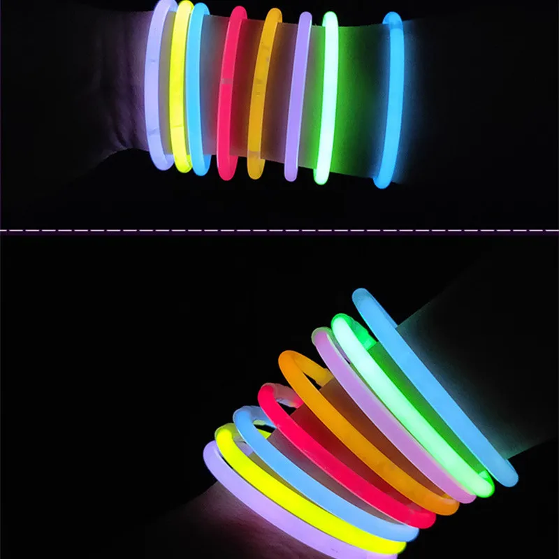 Stick brillant - 50pcs - Bâtons lumineux colorés pour colliers et ...