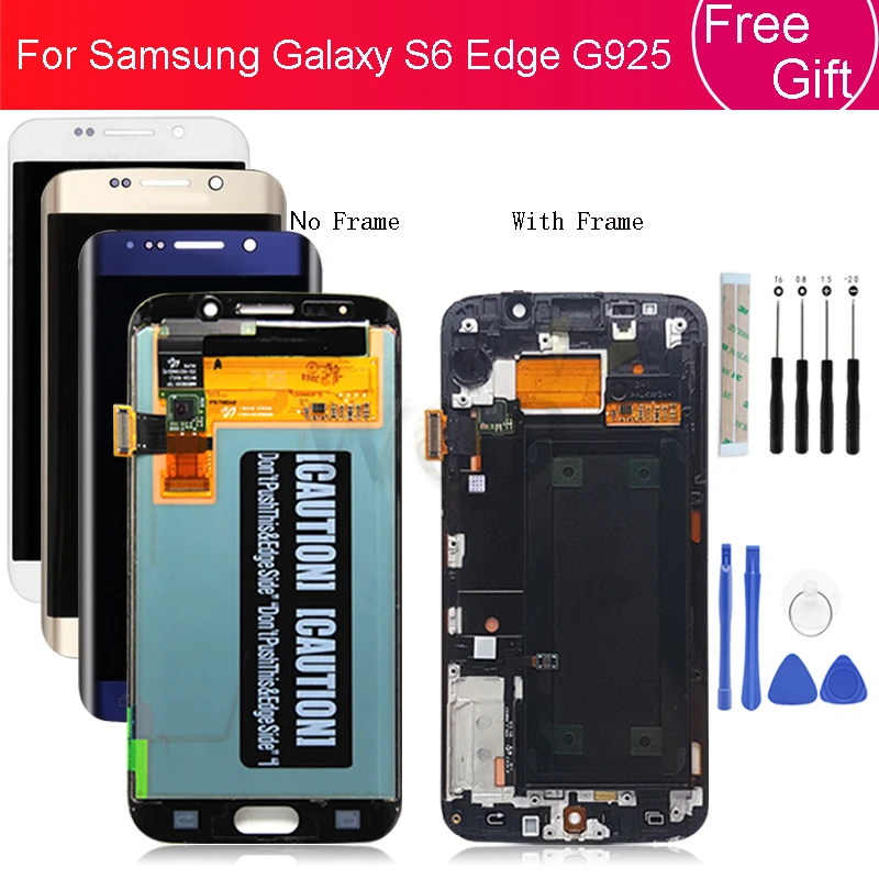 For-Samsung-Galaxy-S6-Edge-G925-G925F-SM-G925F-LCD-Display-Touch-Screen ...